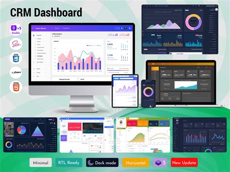 Fully Featured Sales Crm Dashboard And Bootstrap Ui Framework
