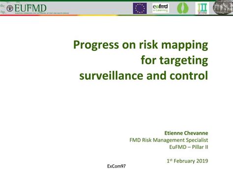 Risk Mapping Presentation Dr Etienne Chevanne Ppt