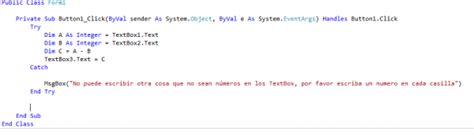 🥇 【 Errores En Visual Basic Visual Basic Paso A Paso