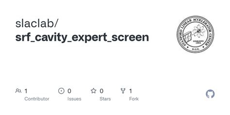 github slaclab srf cavity expert screen