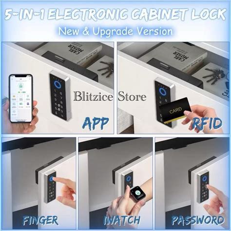 Jual Fingerprint Password Smart Lock Cabinet Drawer Wardrobe Locker