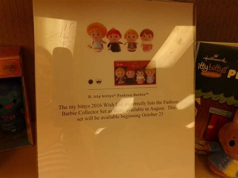 Itty Bittys Corner 2016