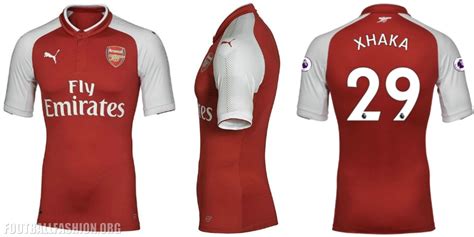 Arsenal Fc 2017 18 Puma Home Kit Football Fashion