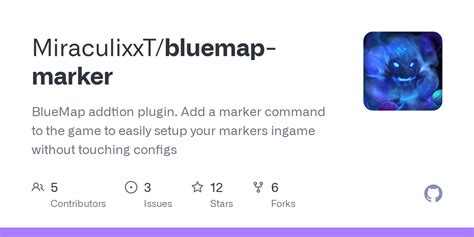 Github Miraculixxtbluemap Marker Bluemap Addtion Plugin Add A Marker Command To The Game To