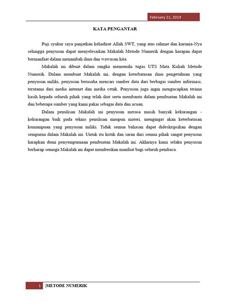materi metode numerik lengkap metode regula falsi pdf
