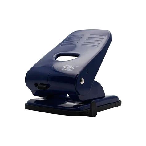 Perfurador De Papel Com 2 Furos Para 50 Folhas Azul Madeiramadeira