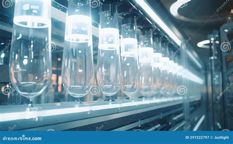 Closeup Shot Of An Automated Pasteurization Tunnel Stock Video Video