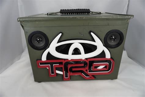 Trd Themed Bluetooth Speaker Enclosure 100w Powerhouse Ready To Match