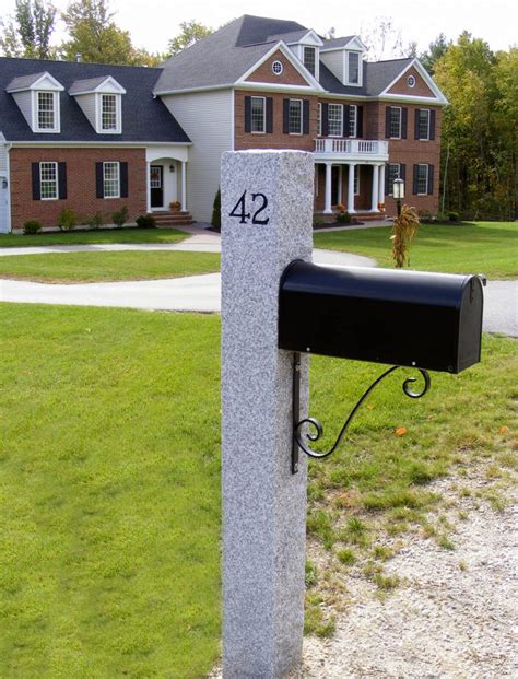 Granite Mailbox Posts Swenson Granite Works