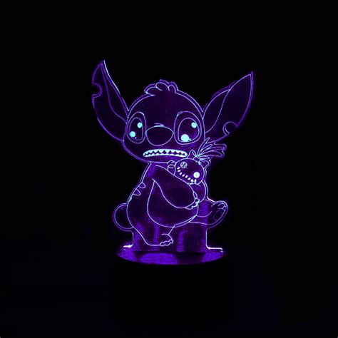 3d лампа светильник 3д ночник Стич 9 1 цена 480 грн — Prom Ua Id 974938323