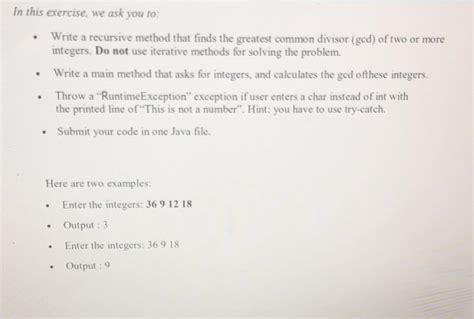 Solved In This Exercise We Ask You To Write A Recursive
