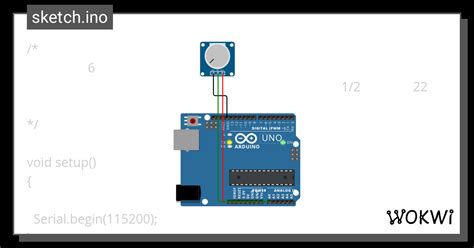 ใบงานที่6 เเอนนะล็อกอินพุท wokwi esp32 stm32 arduino simulator