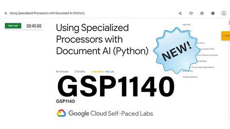 Using Specialized Processors With Document Ai Python Gsp1140