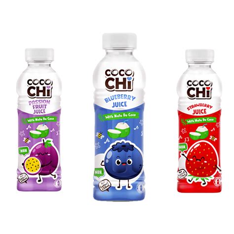 Coco Chi Fruchtsaft Mit Kokosgel 450ml Versch Sorten Candypeak