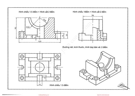 Học Vẽ Hình Vẽ Kỹ Thuật Chuyên Nghiệp Và Hiện đại