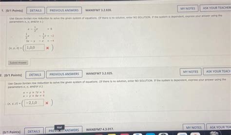 Solved My Notes Ask Your Teacher 1 10 1 Points Details