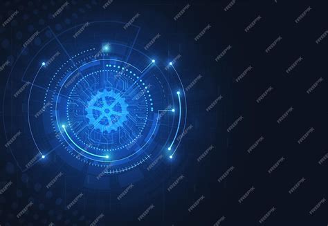 Premium Vector Abstract Technology Innovation Communication Concept Digital Blue Design