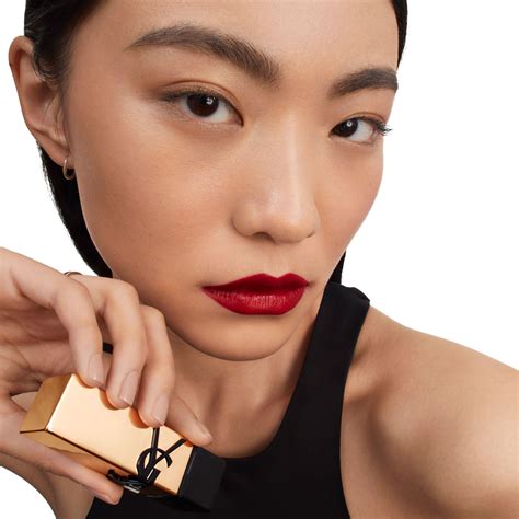 Rouge Pur Couture Satin Lipstick With Ceramides Ysl Beauty Rouge à