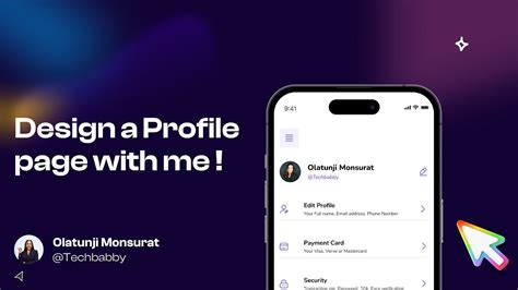 How To Design A Simple Mobile App Profile Page Youtube