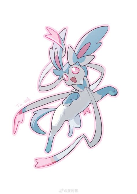 Sylveon Pokemon Drawn By Lanjiujiu Danbooru