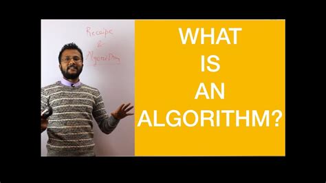 Characteristics Of An Algorithm What Is An Algorithm Youtube
