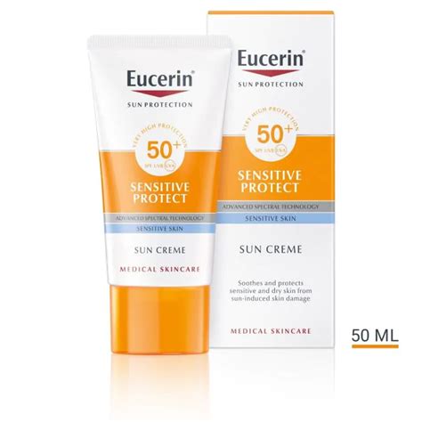 Юсерин Eucerin Sensitive Protect Слънцезащитен крем за лице Spf50