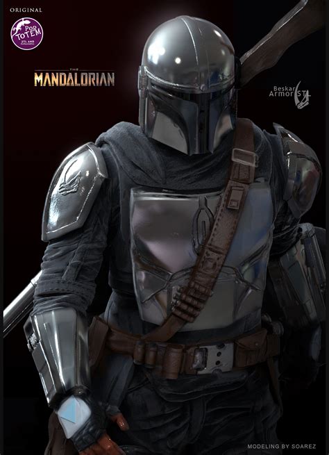 The Mandalorian Beskar Armor Zbrushcentral