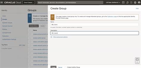 Oracle Autonomous Database에서 Oracle Cloud Infrastructure Identity And