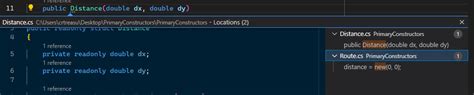 search for instances of primary constructor usage · issue 70436