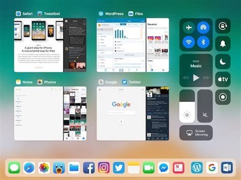 Use The New Dock Split View App Switcher And Drag And Drop Files In Ios 11 On Ipad
