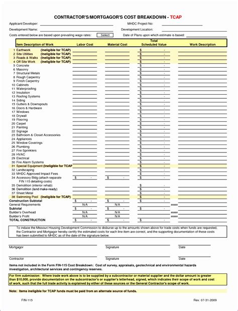10 Residential Construction Schedule Template Excel Excel Templates