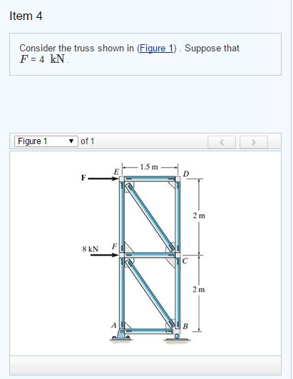 Solved Determine The Force In Member Ef And State If The