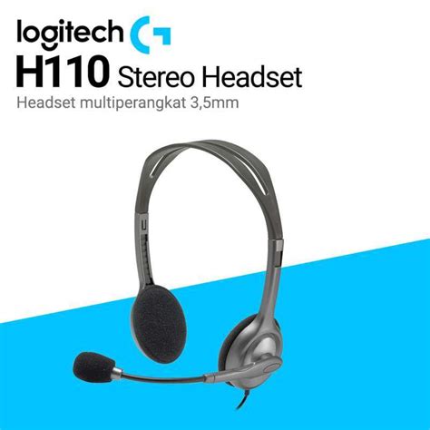 Jual HEADSET LOGITECH H110 Shopee Indonesia