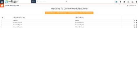 Custom Module Builder Vtiger Experts