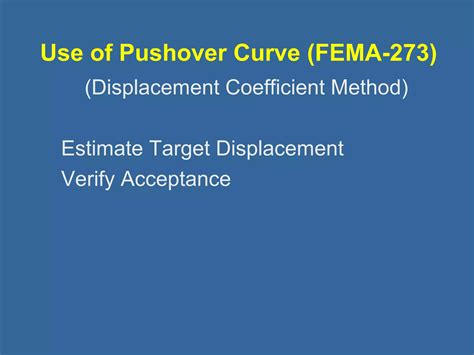 1223989 static pushover analysis ppt civil engineering industry