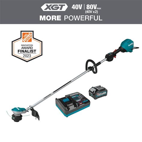Have A Question About Makita Xgt 40v Max Brushless Cordless 15 In String Trimmer Kit 4 0 Ah