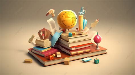 3d Illustration Of An Educational Application Background Learning App Education App Education