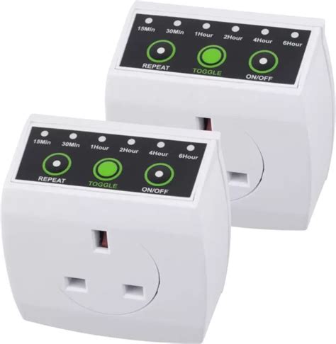 Hbn Countdown Timer Plug Energy Saving Timer Switch With Repeat Function 15 3 £21 88 Picclick Uk