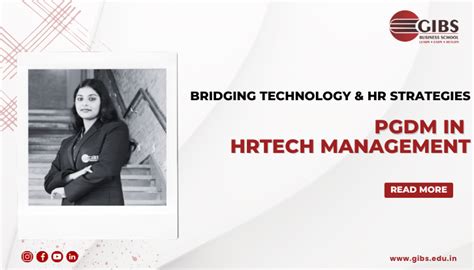 Hrtech Pgdm Specializations At Gibs Business School