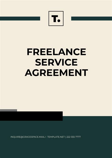 Freelance Service Agreement Template To Edit Online