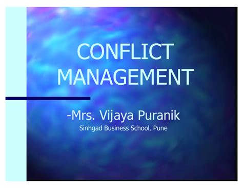 SOLUTION Integration Management Class Notes HRM Conflict Resolution Very Useful Class