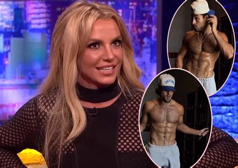 Britney Spears Fans Jaws Drop Seeing Sam Asgharis Bouncing Bulge In
