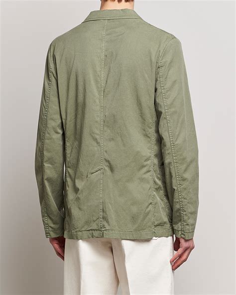Aspesi Samuraki Washed Blazer Army Green At