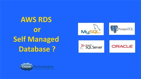Aws Rds Or Self Managed Database