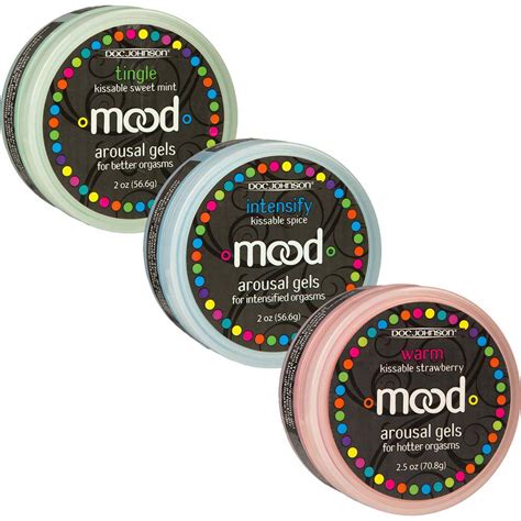 Mood Arousal Gels Pack Of 3 Warm Tingle And Intensify 2 Oz Each