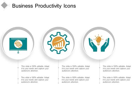 Business Productivity Icons Ppt Powerpoint Presentation Samples