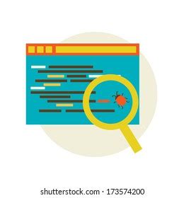 Bug Programming Code Stock Vector Royalty Free Shutterstock