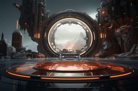 premium ai image augmented reality technology concept and interactive applications