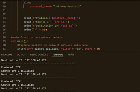 Saiqa Zahid On Linkedin Python Networksecurity Packetsniffer