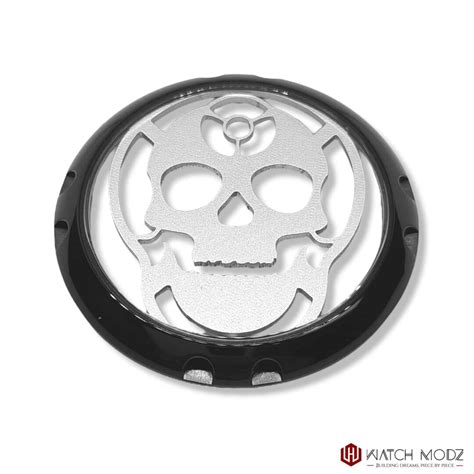 Black Sapphire Skull Caseback Watch Modz
